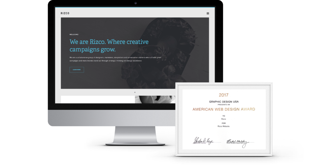 Rizco.com Receives American Web Design Award | RIZCO